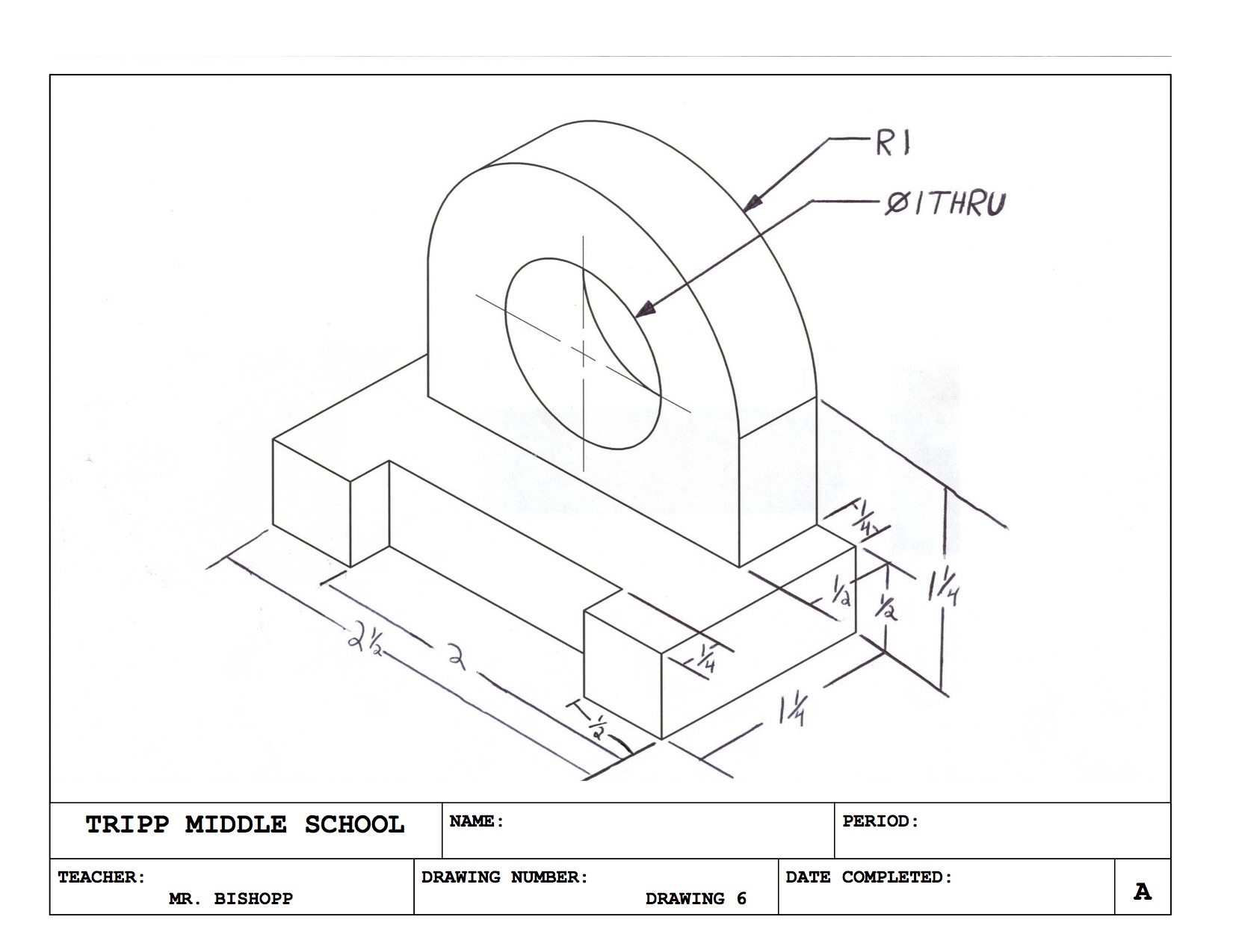 More Drafting Practice – Mr. Bishopp's Technology Education Class